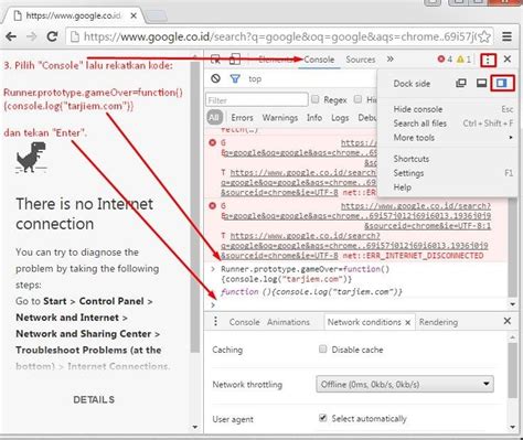 Cara Hack Dinosaurus Google
