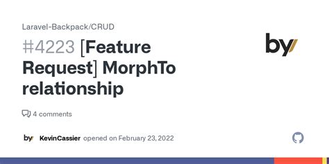 Feature Request MorphTo Relationship Issue 4223 Laravel Backpack
