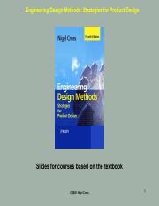Engineering Design Methods Pdf Engineering Design Methods Strategies For Product Design
