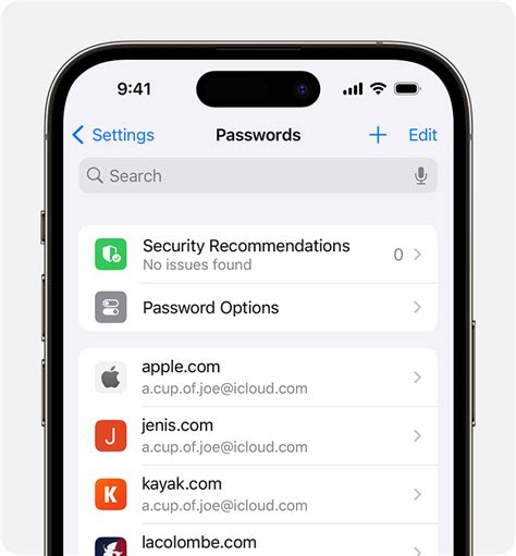 Find Saved Passwords And Passkeys On Your Iphone Apple Support