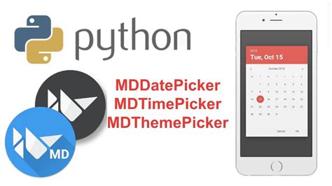 Learn To Make Beautiful Mobile Apps In Python Kivymd Tutorial Mdpickers