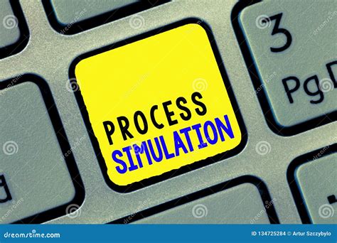 Conceptual Hand Writing Showing Process Simulation Business Photo Text