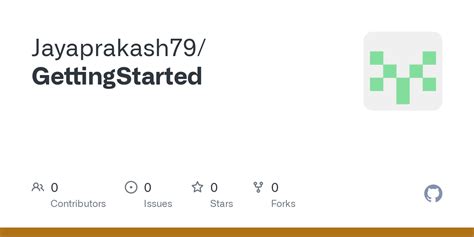 Github Jayaprakash79gettingstarted