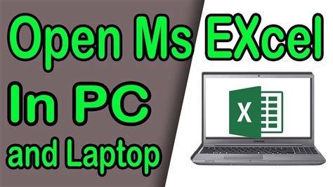 Open Excel In Computer Open Excel In Windows 11 Open Excel Sheet Youtube
