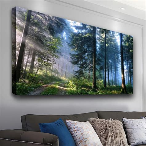 Forest Path Canvas Canvas Wall Art