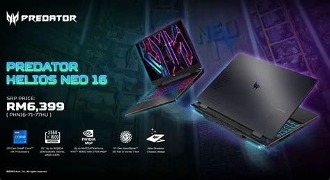 The New Affordable Acer Predator Helios Neo 16 Gaming Laptop Is Now Available In Malaysia