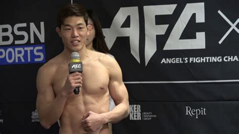 [afc13 X Mmc] 리우 지에송 Vs 오호택 Mma 라이트급 매치 계체량 현장 스케치 Liu Jiesong Vs Oh Ho