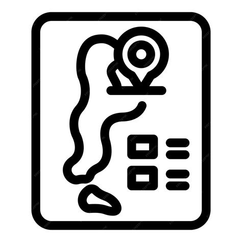 Premium Vector Gps Navigator Device Showing Map With Marked Location And Menu Buttons