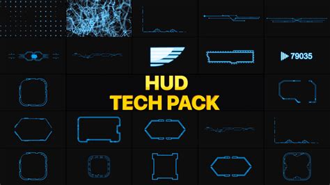 Hud Tech Motion Graphics Pack Futuristic Stock Motion Graphics SBV 348616739 Storyblocks