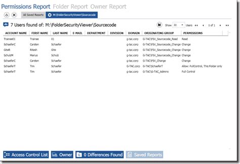 Foldersecurityviewer Analyze And Report On Effective Ntfs Permissions 4sysops