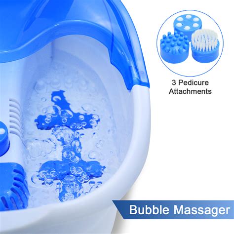 Ibl Ftm134b Foot Spa Massager Machine With Rollers Digital Panel Temperature Control Bubble Bath