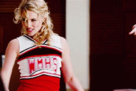 Glee Quinn Fabray Gif Glee Quinn Fabray Cheerleader Discover