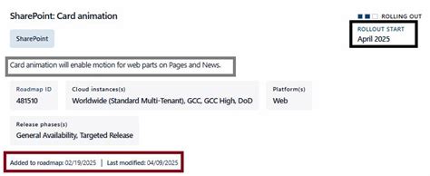 Microsoft 365 Sharepoint Administration Feature Update New Card Prasham Sabadra