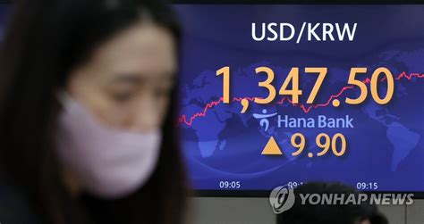 상승 개장하는 원달러 환율 연합뉴스