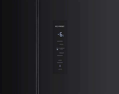 מקרר 4 דלתות מקפיא תחתון 466 ליטר נטו Electra El522gbl עם מפסק תאורה