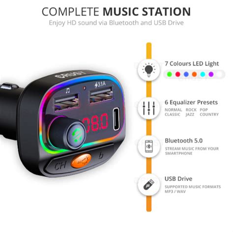 Car Bluetooth Device With Call Receiver Fm Transmitter For Music System And Dual Usb At ₹ 550