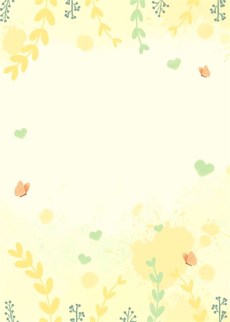 꽃 봄 노란 꽃 배경 배경 화면 및 일러스트 무료 다운로드 Pngtree