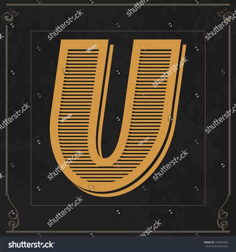 Font Monogram Alphabet Script Typeface Handcrafted Stock Vector Royalty Free 766892569