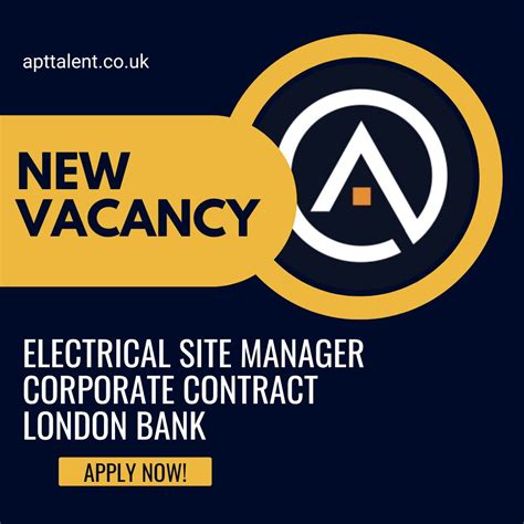 Jobopening Electricalsitemanager Corporatecontract Joe Sullivan