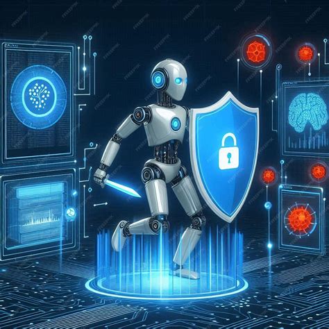 Cyber Security Background Illustration Premium Ai Generated Vector