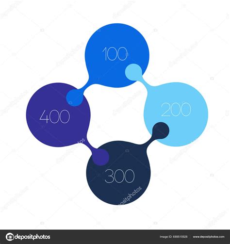 Elements Scheme Diagram Three Connected Circles Infographic Template