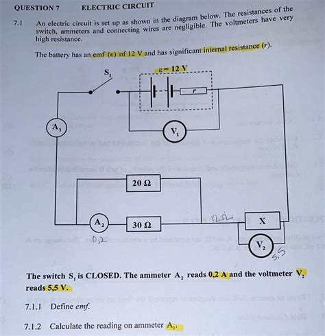 Solved QUESTION 7 ELECTRIC CIRCUIT 7 1 An Electric Circuit Chegg Com