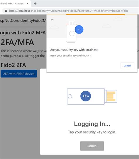 Aspnet Core Identity With Fido2 Webauthn Mfa Software Engineering