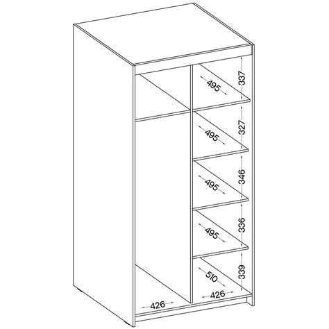 Szafa Eleni 2d Dąb Lefkas Bezpieczna Dostawa W Uk Polskie Meble Promocja