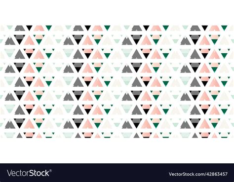 Abstract Geometric Triangle Pattern Background Vector Image