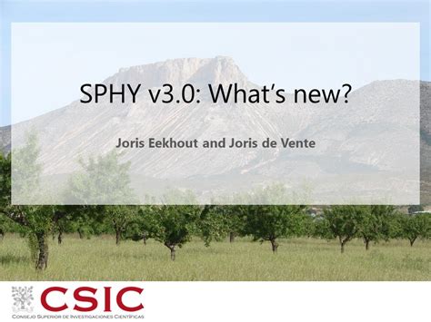 Sphy V3 0 Whats New Joris Eekhout