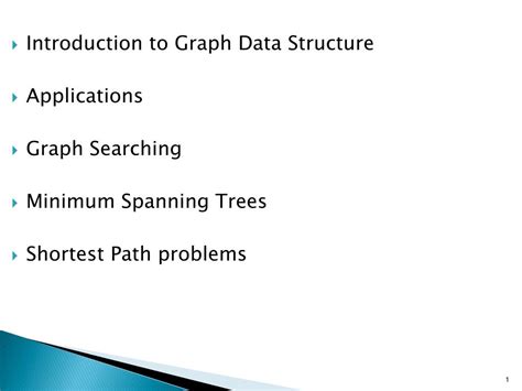 ppt introduction to graph data structure applications graph searching