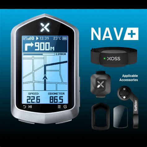 Xoss Nav Nav Plus Nav Gps Smart Navigation Computer Bicycle Inch Crystal Custom Display
