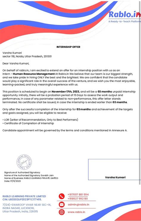 Varsha Kumari On Linkedin Internship Humanresources