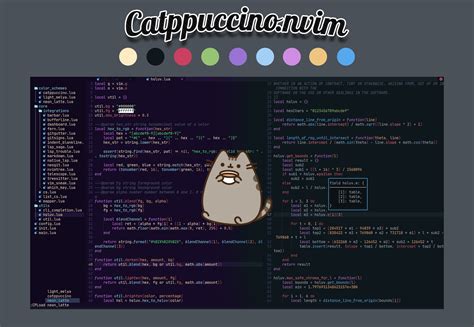 github ovidius72 catppuccino nvim 🍨 an eye candy and full featured neovim theme with support