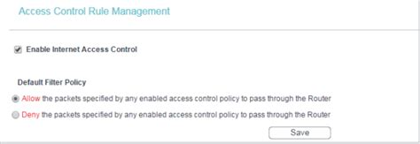 How To Set Up Access Control For Website Blocking On Tp Link 11n