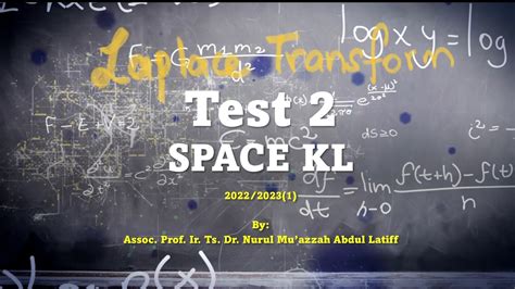 Laplace Transform Solved Examples From Test Questions YouTube