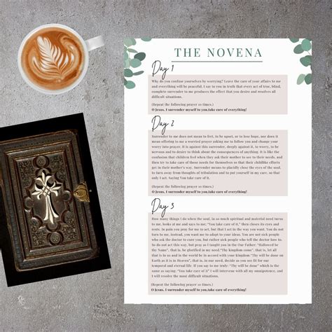 Surrender Novena Free Download Printable Little With Great Love