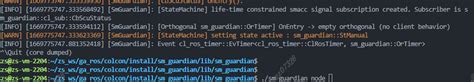 BUG State Machine Process Shutdown With Coredump With Ctrl SIGQUIT