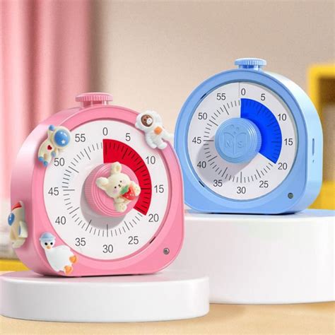 Sdkigvx 60 Minutes Visual Analog Timer Rechargeable Silent Countdown