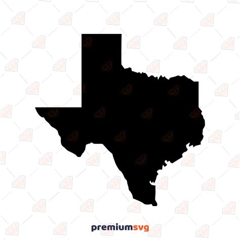 Texas Map SVG Texas Vector Instant Download PremiumSVG