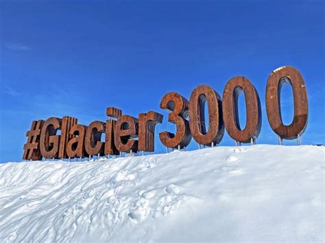 Punto De Fotos Con El Hashtag Y El Nombre Del Destino Turístico Glacier