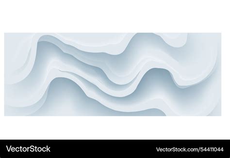 White Abstract Background With Dynamic Wave Vector Image
