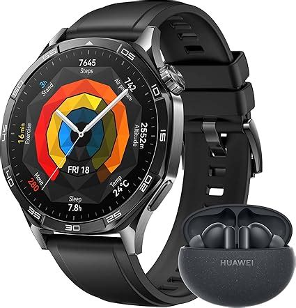 HUAWEI WATCH GT 5 46mm Smartwatch Design elegante Nuova modalità corsa e ciclismo Monitoraggio