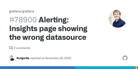 Alerting Insights Page Showing The Wrong Datasource · Issue 78900