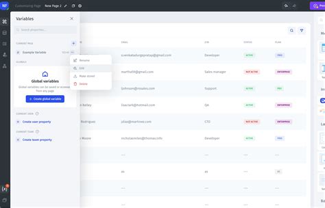 Variables User Guide Variables User Guide