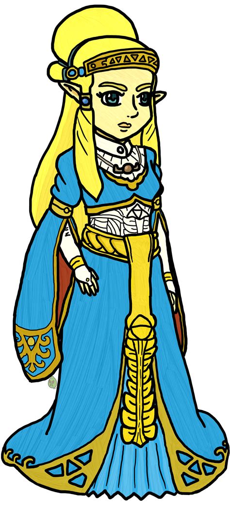 Princess Zelda Botw Royal Gown Concept 1 By Katlime On Deviantart