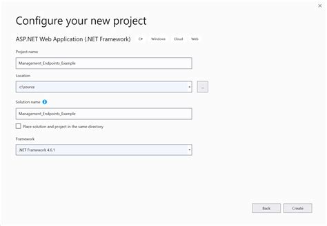 Management Endpoints Net Framework Steeltoe