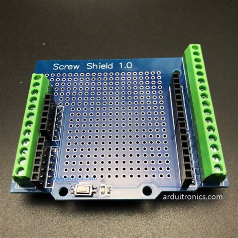 Proto Screw Shield Assembled Arduino Compatible Blue Pcb Arduino Raspberry Pi Nodemcu Iot