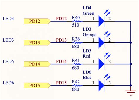 Stm32f4 Discovery Pinout