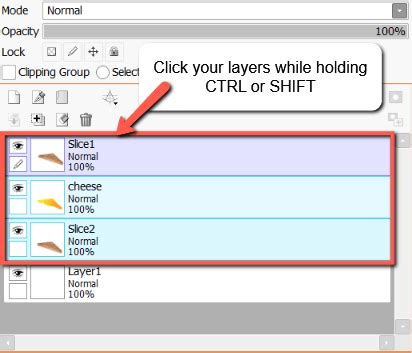 3 Easy Ways To Move Multiple Layers In PaintTool SAI